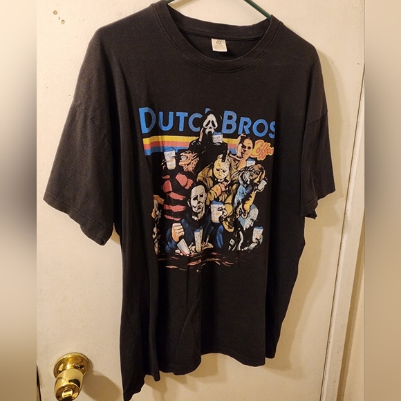 Dutch Bros | Shirts | Horror Movie Characters Drinking Dutch Bros ...